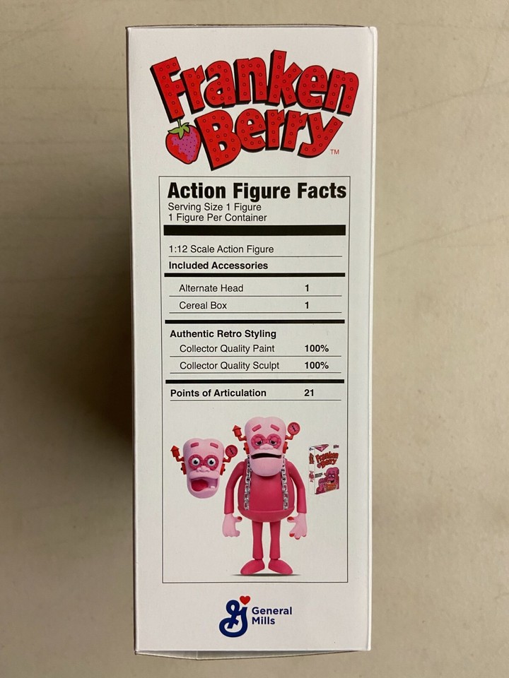 General Mills : Cereal Monsters : Frankenberry Action Figure : Jada ...