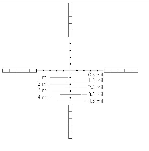 Hawke Airmax 4-12x40 etched glass AMX Mil Dot Reticle AO Rifle Scope ...