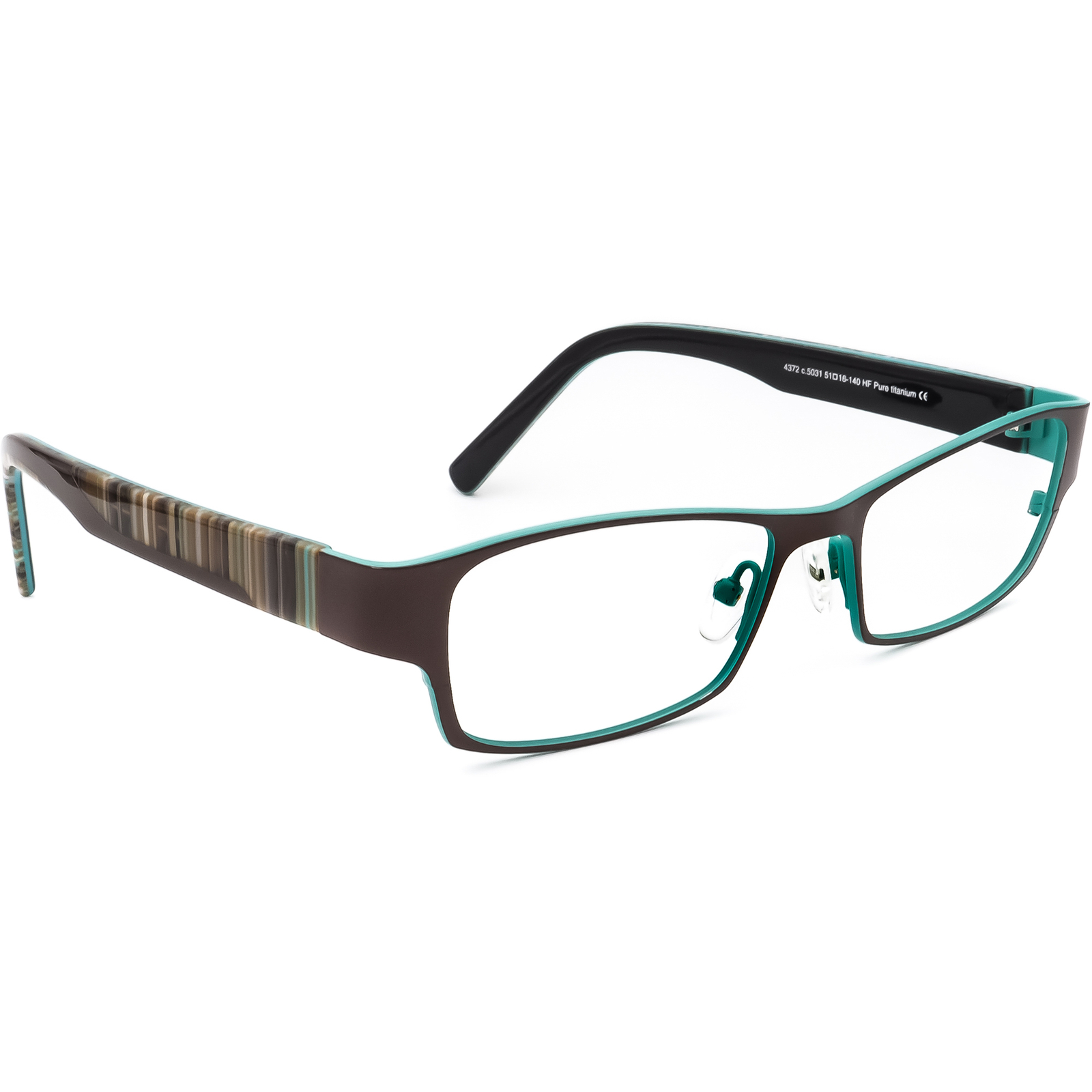 Prodesign Denmark Eyeglasses 4372 c.5031 Pure Titanium Brown Frame 51 ...