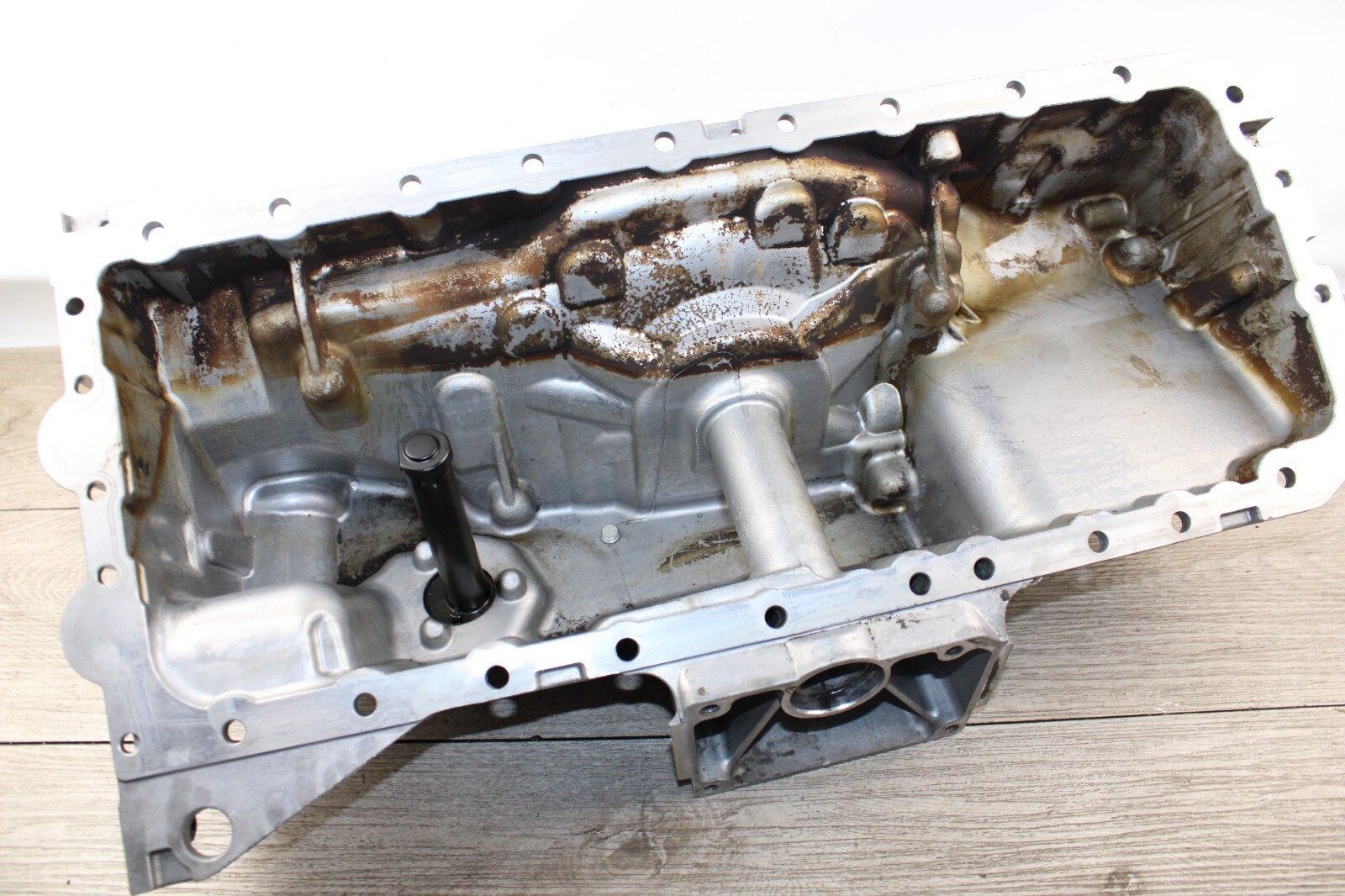 11-13 BMW X5 E70 E71 3.0L N55 GAS ENGINE MOTOR LOWER RESERVOIR OIL PAN ...