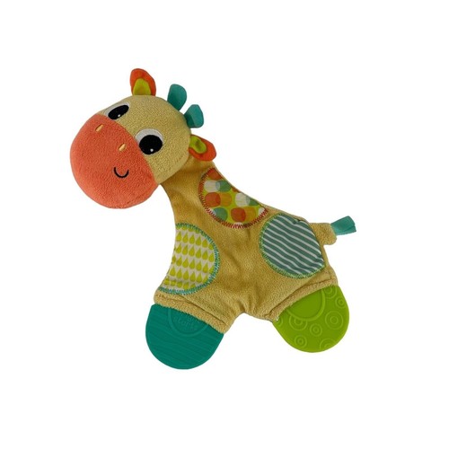 Bright Starts Giraffe Lovey Teether Baby Security Blanket Soft Toy | eBay