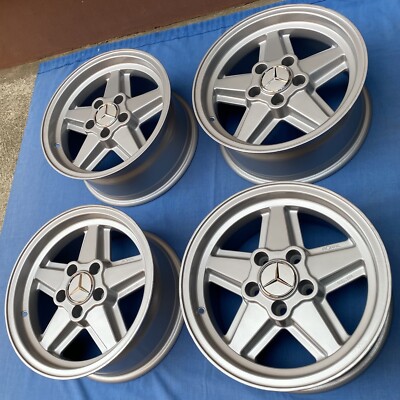 15" Ronal R9 Wheels Rims Mercedes AMG Penta W109 W123 W113 W114 W115 ...