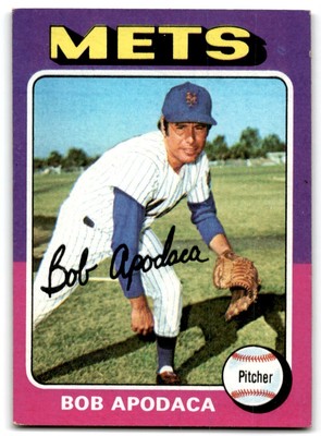 1975 Topps Bob Apodaca New York Mets #659 | eBay