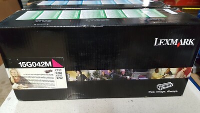 Genuine Lexmark 15G042M Magenta Toner for C752 C760 C762 X762 Brand New See Pics | eBay Australia