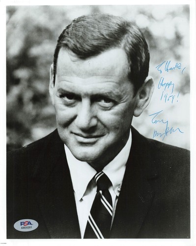 Tony Randall Actor The Odd Couple Signed Autograph 8 x 10 Photo PSA DNA ...