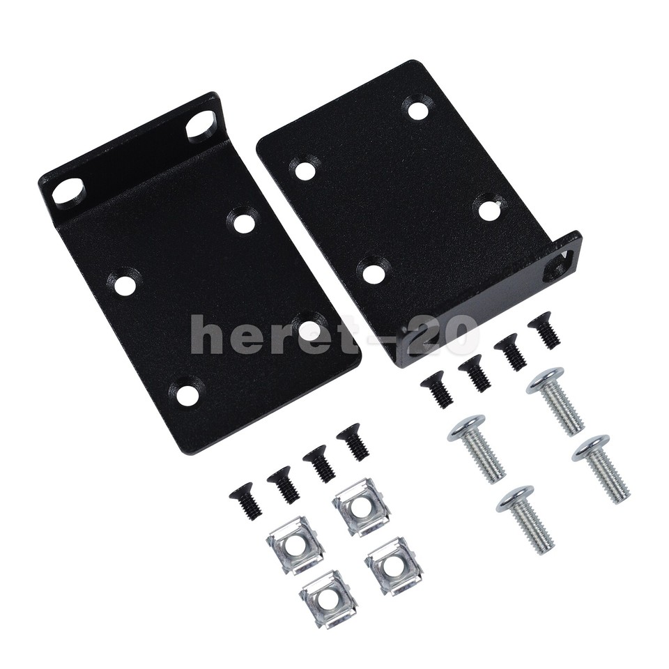 For Cisco Rack Ears Mount Bracket Screws Kit SF200 SG200 Switch | eBay