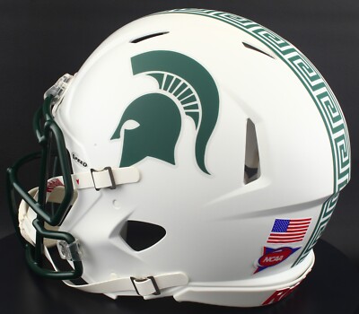 MICHIGAN STATE SPARTANS NCAA Riddell Speed Full Size AUTHENTIC Football ...