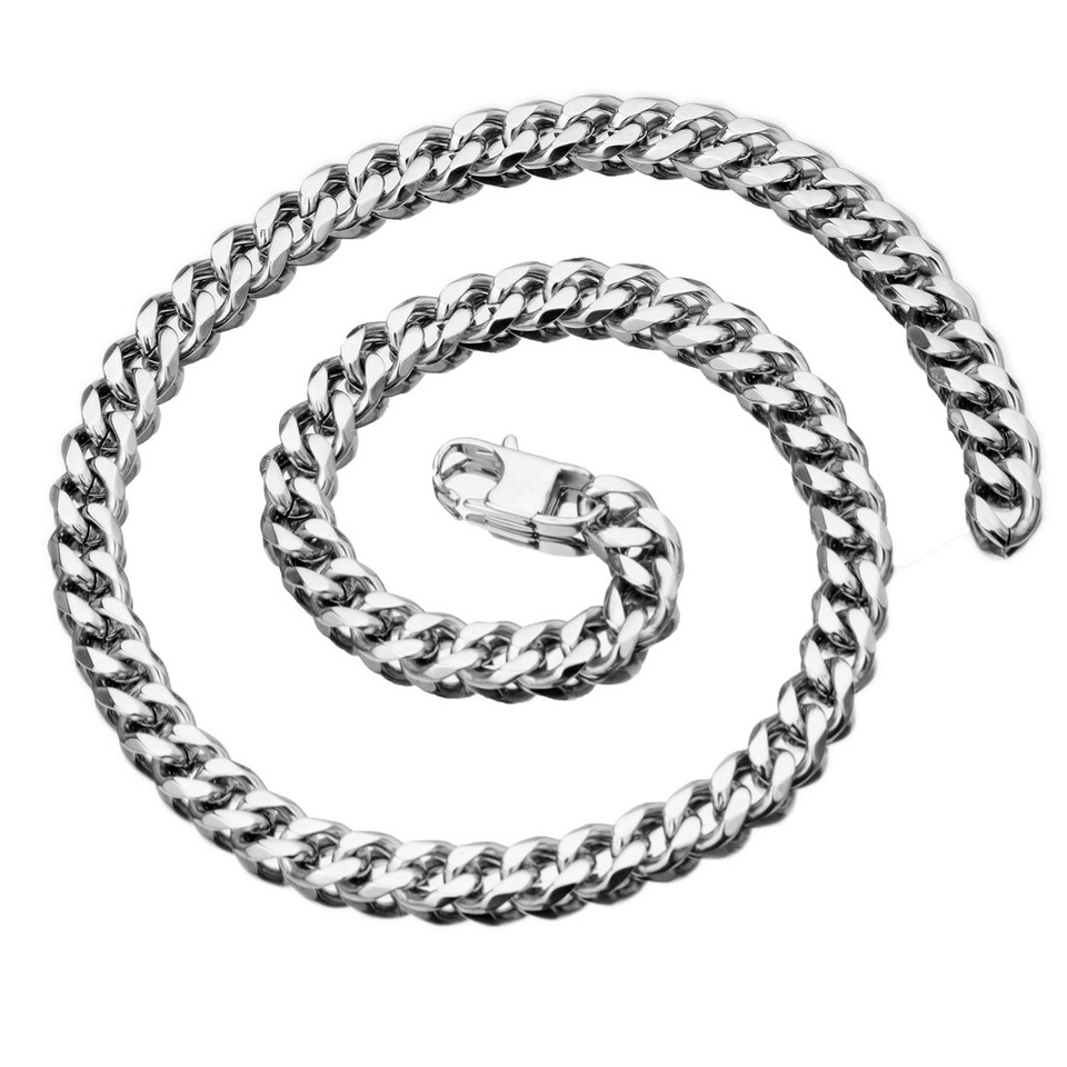 Women Hip Hop Rapper Necklace Stainless Steel Xxxtentacion Chain Curb ...