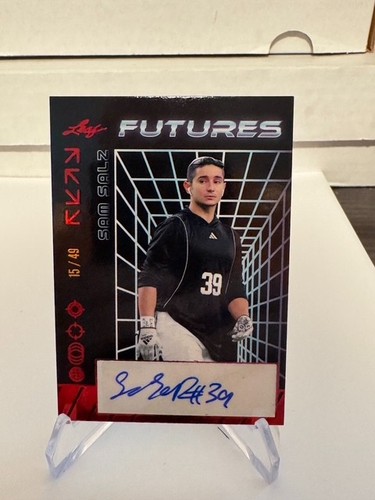 Sam Salz 2024 Leaf Futures Autographs Red /49 RC Texas A&M | eBay