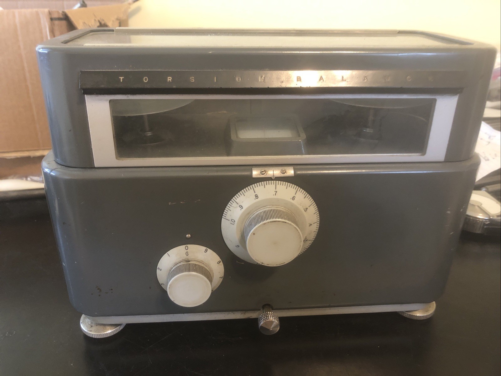 Torsion Balance Scale Model DWM2 Normal Used Condition No.144548 Cap 120G