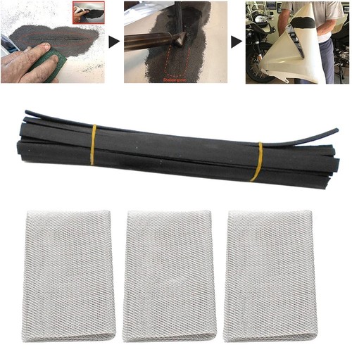 Comprehensive Repair Kit with 10 Plastic Welding Rods and Mesh SuFor ...