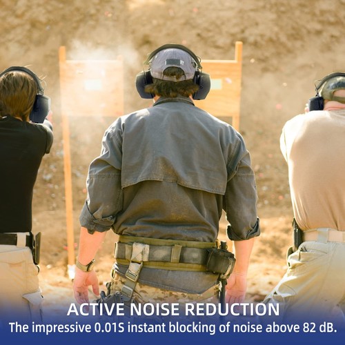 056 Electronic Shooting Ear Protection Muffs NRR 30dB Noise Reduction ...
