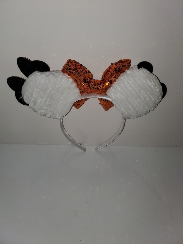 headband Halloween-themed design with Minnie and Mickey Mouse mummy ...