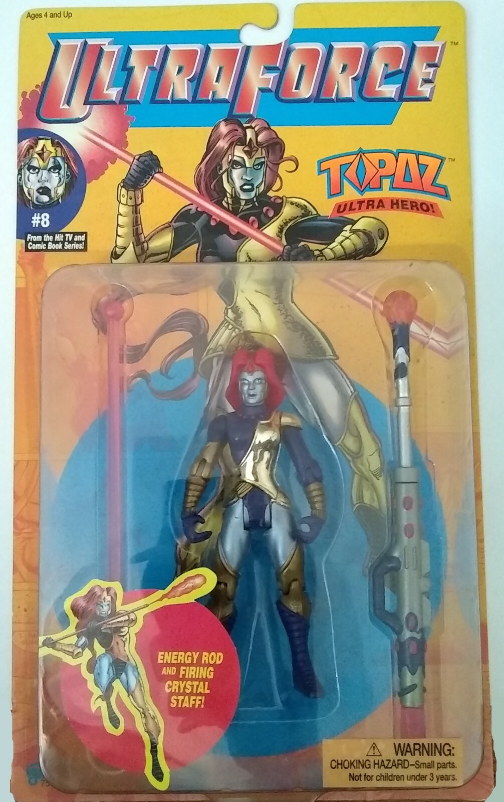 Vintage - Ultraforce - TOPAZ - Action Figure - Galoob - 1995 - NEW | eBay