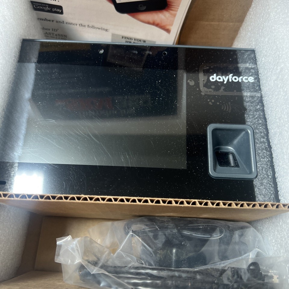 Ceridian Dayforce Touch Time Clock Model DFTouch with Wall Mount ...