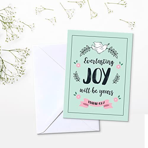 Scripture Cards - Set of 48 Boxed Bible Verse Blank Note Cards Assorted ...