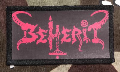 Beherit Logo Black Metal Sublimated Printed Patch B038P | eBay