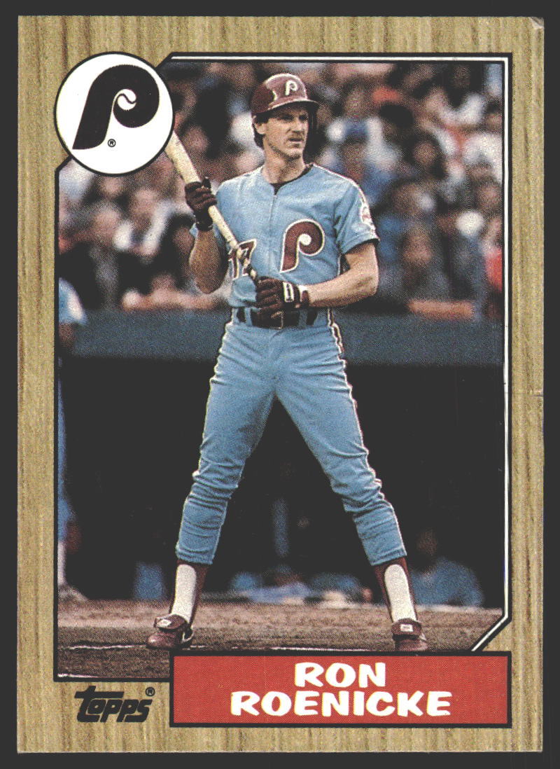 Ron Roenicke #329 1987 Topps Philadelphia Phillies | eBay