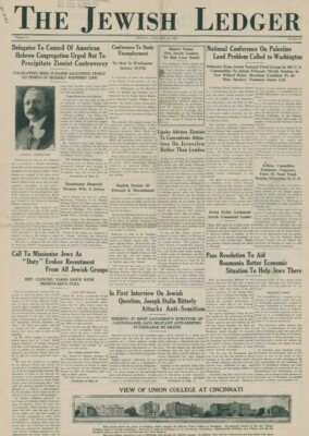 Bandmaster Sacked as Wife is Jew Ludwig Vogelstein Jewish Ledger ...