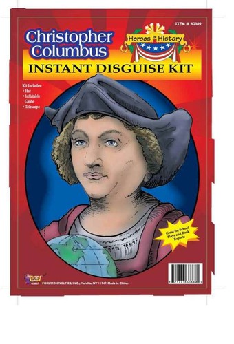 Christopher Columbus Costume Accessory Kit Hat Globe & Telescope ...