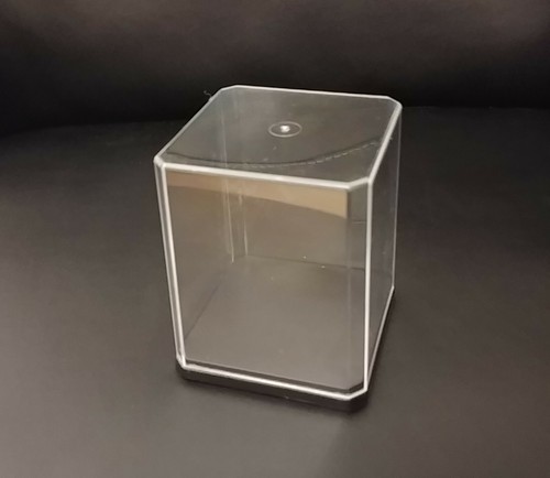 Mini Display Case with Base Clear Show Box for collectibles | eBay