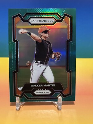Walker Martin 2024 Panini Prizm Baseball #45 GREEN PRIZM San Francisco ...