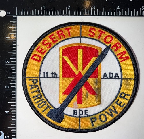 US Army Desert Storm 11th ADA Bde Air Defense Artillery Patriot Missile ...