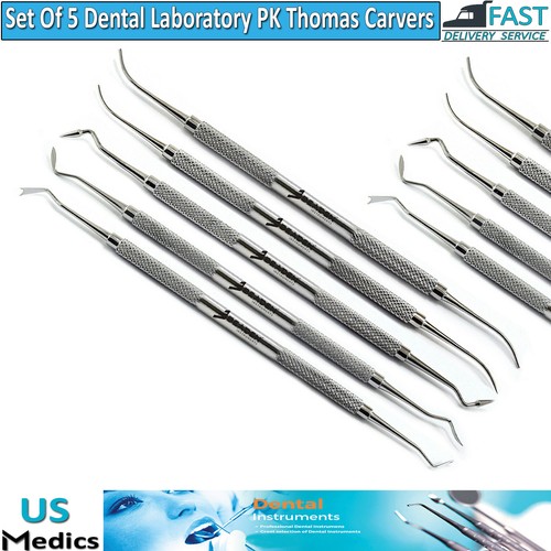 5pcs PK Thomas Carvers Waxing Carvers Restorative Dental Filling ...