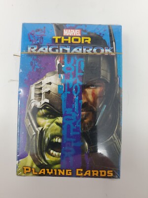 Marvel Thor Ragnarok Playing Cards Marvel Collector Corps New SEALED ...