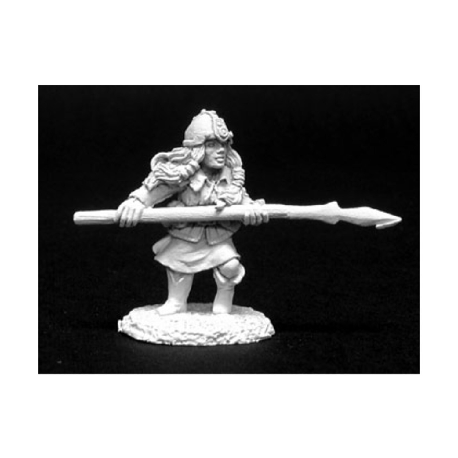 Reaper Dark Heaven Metal 28mm Magda - Female Dwarf w/Spear Pack New | eBay