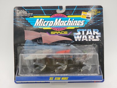 Star Wars Micro Machines VII Calamari Star Cruiser Sail Barge Speeder ...