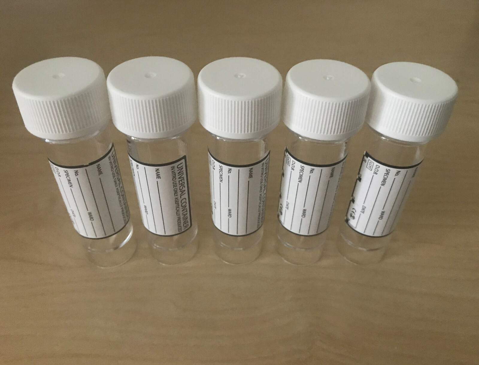 5 x 30ml Universal Urine Sample Bottles Pots Containers Cups | eBay UK