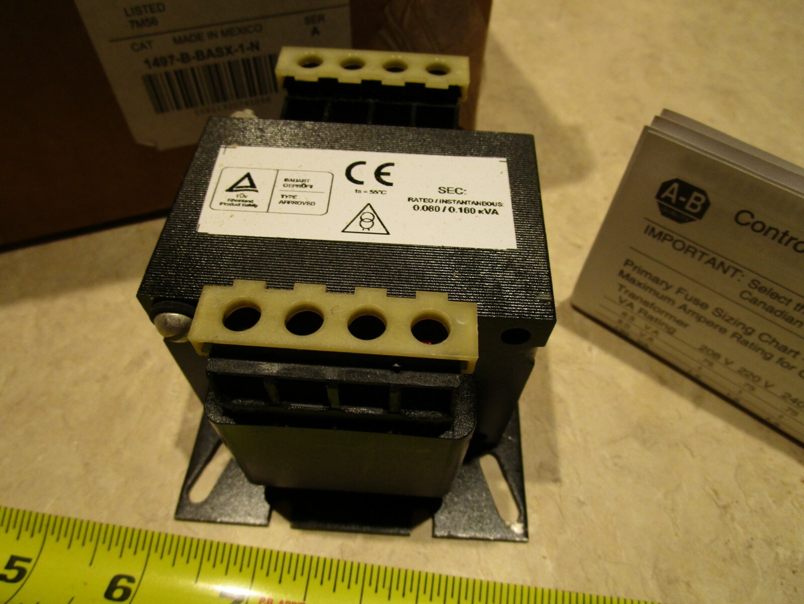 Allen Bradley 1497-B-BASX-1-N Transformer 80VA - International Society ...