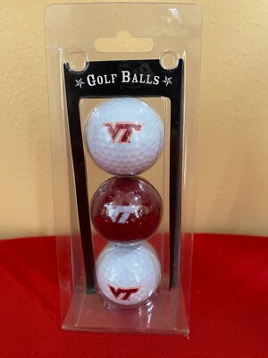 Team Golf Virginia Tech Regulation Golf Balls 3-Pack | eBay