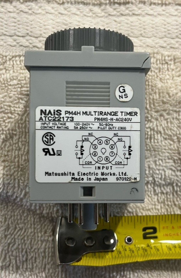 NAIS Matsushita PM4H Multirange Timer ATC22173 PM4HS-H-AC240V-Used | eBay