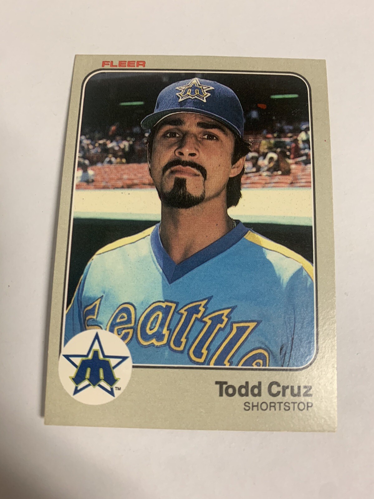 1983 Fleer Todd Cruz Seattle Mariners | eBay