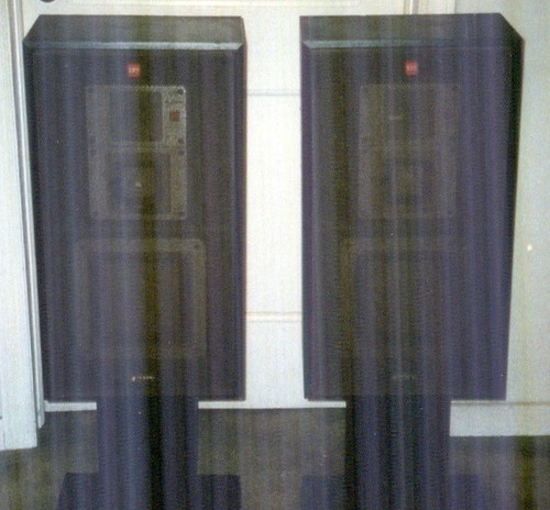 Vintage Sony APM-X300 Floor Speakers Pair with Stands & Manual | eBay