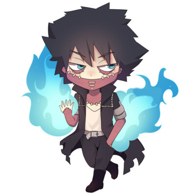 My Hero Academia - Dabi Chibi 3"- 6" Vinyl Decal Stickers | eBay