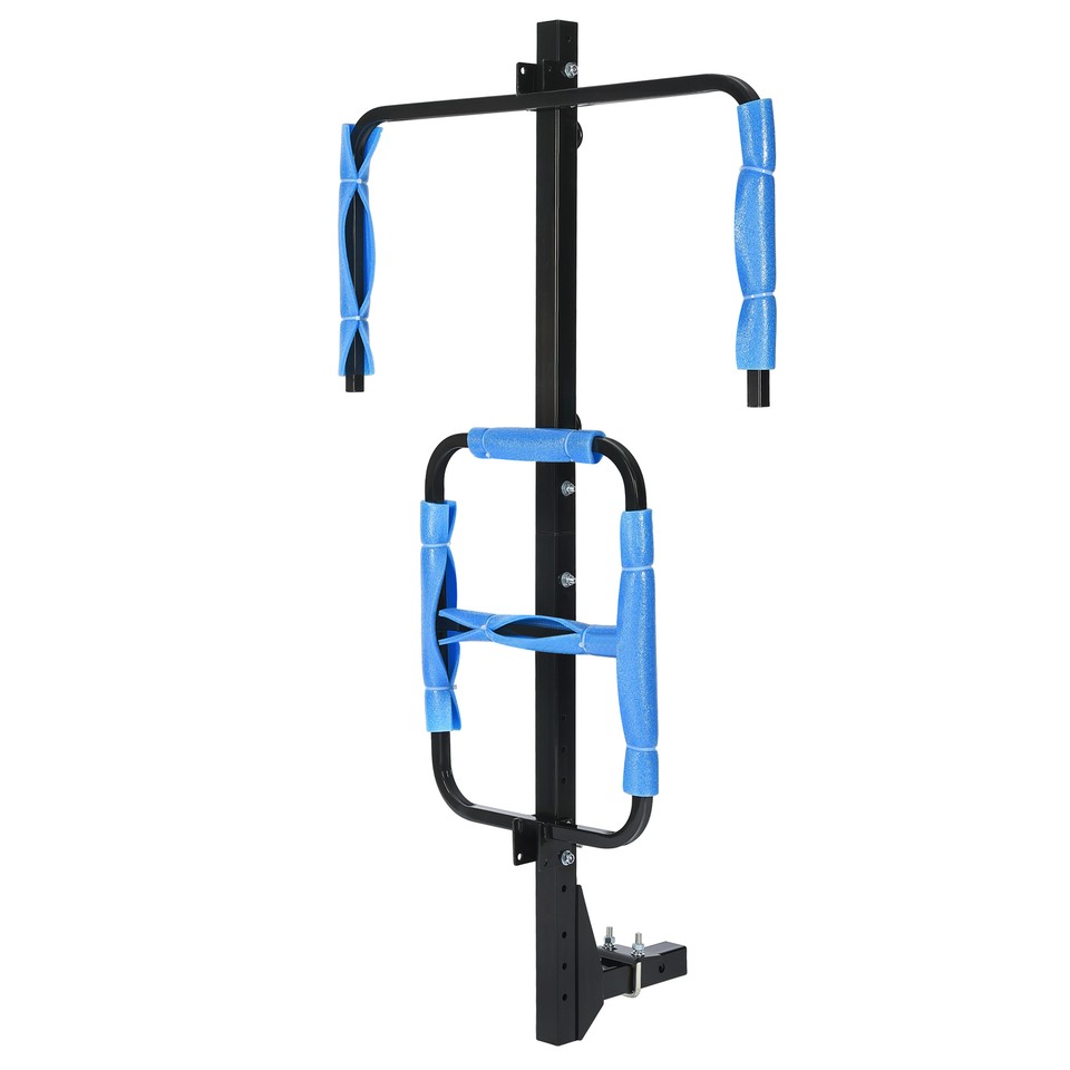 RV Hitch Mount Kayak Rack Standing Kayak Carrier W/ 2'' Receiver Hitch ...