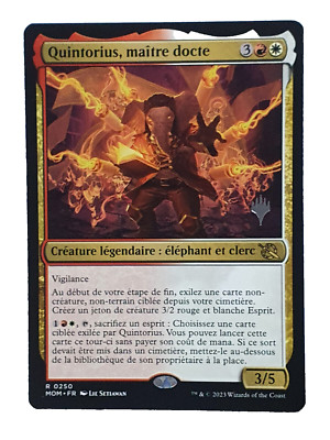 Quintorius, maître docte Quintorius, Loremaster MTG Magic VF | eBay