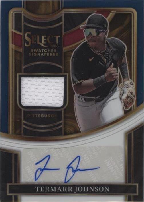 2023 Panini Select - Select Swatches Signatures Termarr Johnson #SSS-TJ ...