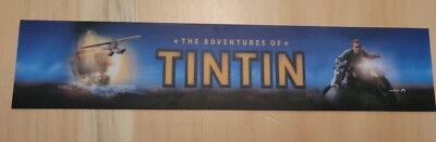 The Adventures of Tintin (2011 Movie Theater Banner ORIGINAL SMALL 2.7 ...