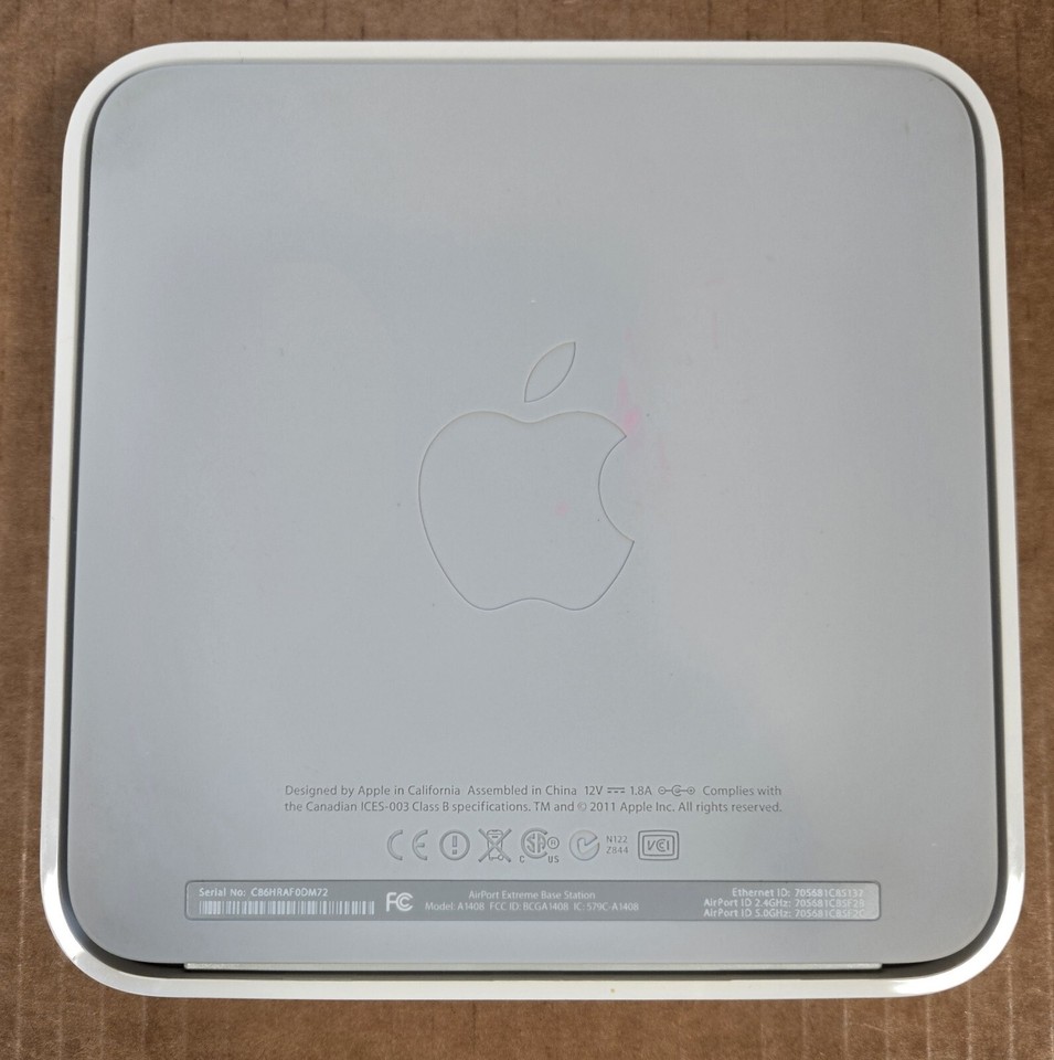 Apple A1408 AirPort Extreme Base Station Wireless Router | eBay