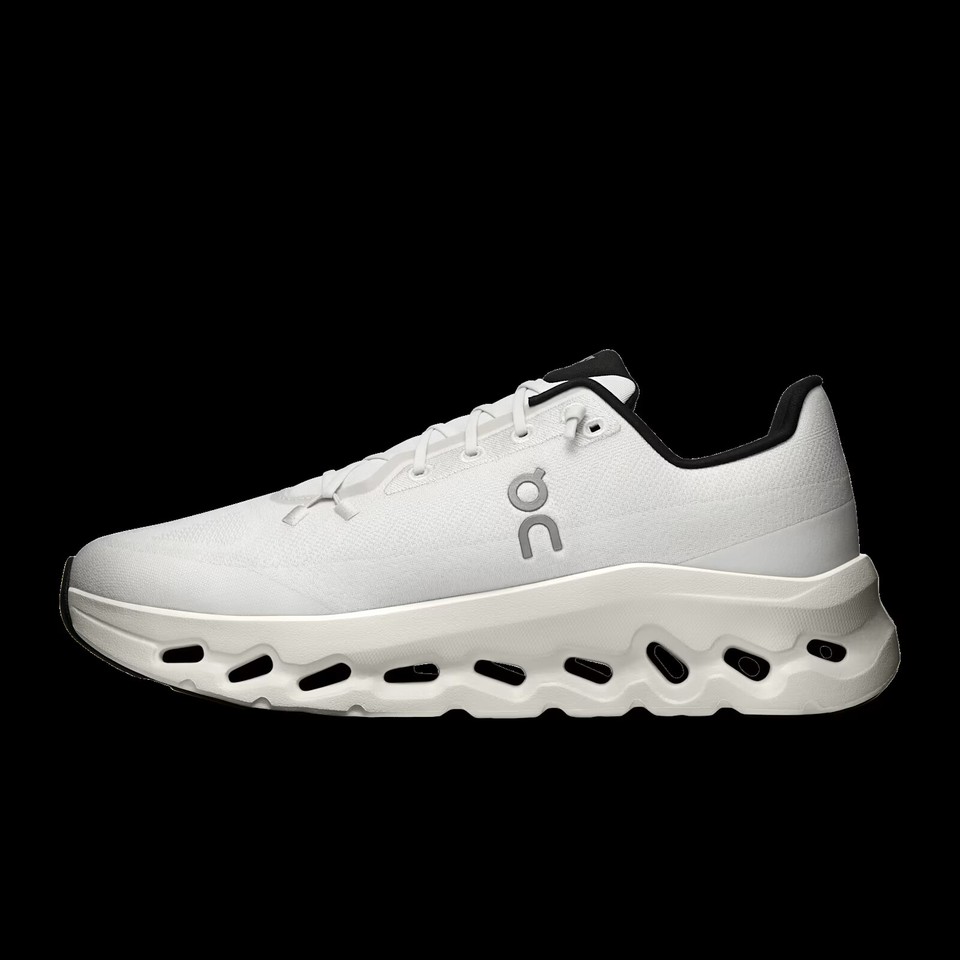 ON Running Brand Ivory White/Black Tan Cloud Cloudtilt OC Running Shoes ...