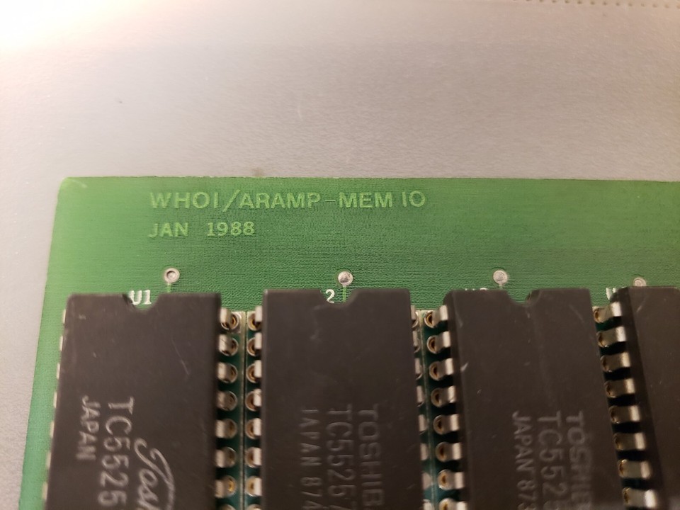 Vintage 1988 IBM WHOI/ARAMP-MEM IO ISA Memory CPU Card Board Damaged AS ...