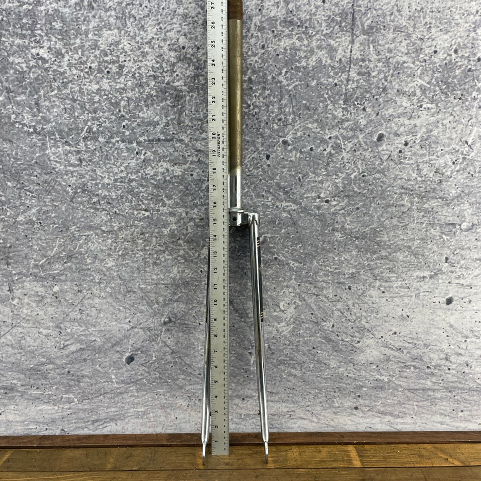 Vintage Schwinn Continental Fork 27 in Chrome 1 in Threaded Tall Tange ...