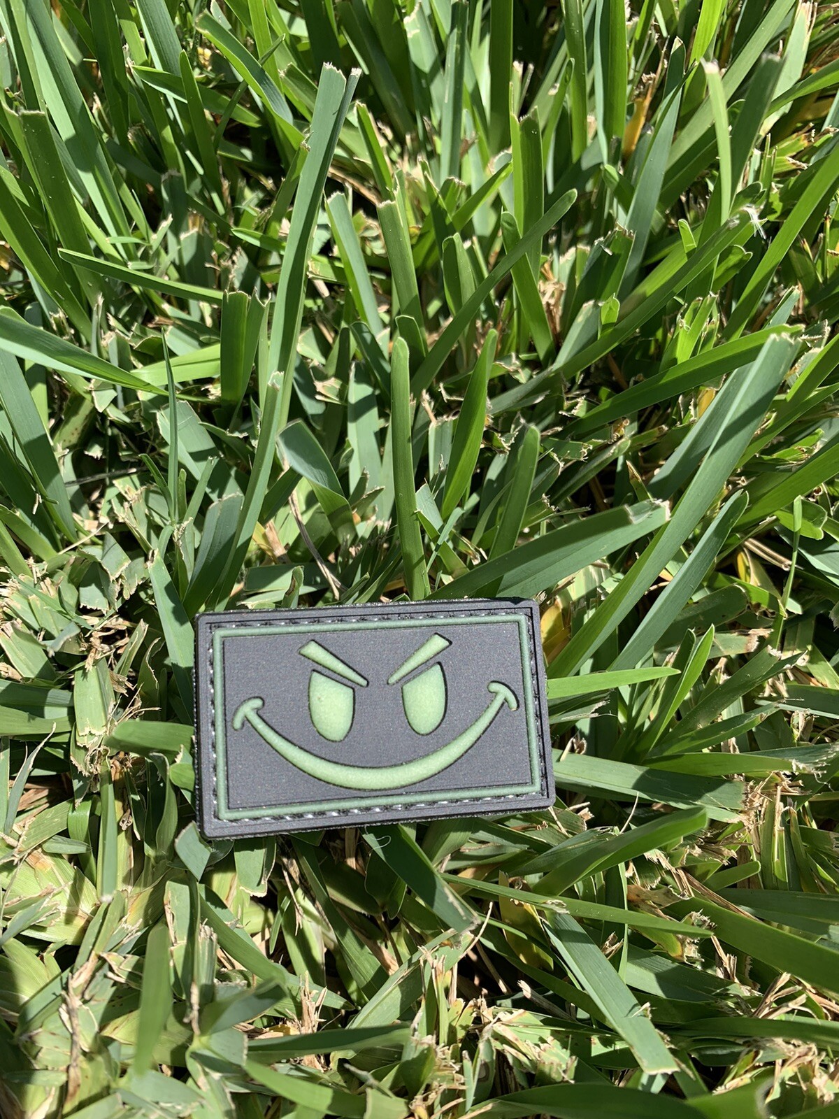 Glow In The Dark Smile Morale Patch | eBay