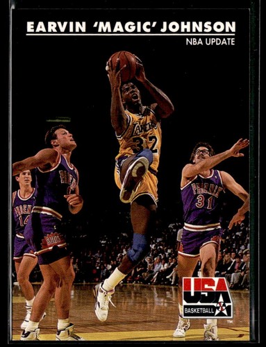 1992 SkyBox USA #28 Earvin "Magic" Johnson Basketball Card 1103G | eBay