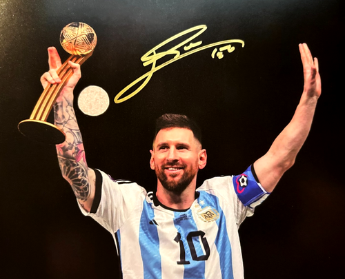 LIONEL MESSI Signed 8x10" (SOCCER: Argentina) Authentic Original ...