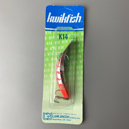 Vintage Luhr Jensen Kwikfish K14 Pre-Rapala Bubba USA NEW | eBay